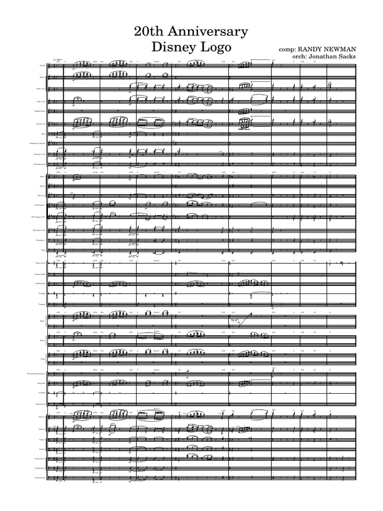 Cars - Concert Score | PDF