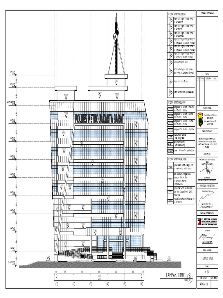 Gambar Rencana Fasad | Download Free PDF | Building | Structural ...