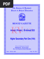 3rd Sem Marksheet | PDF