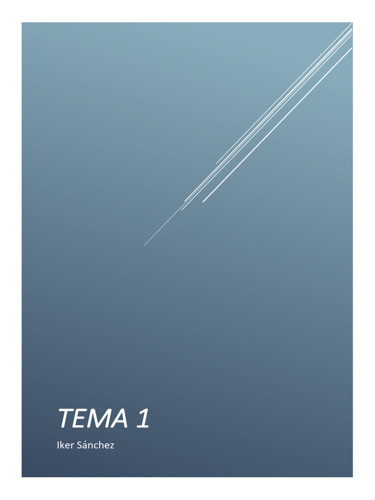 SanchezIker Tema1 | PDF