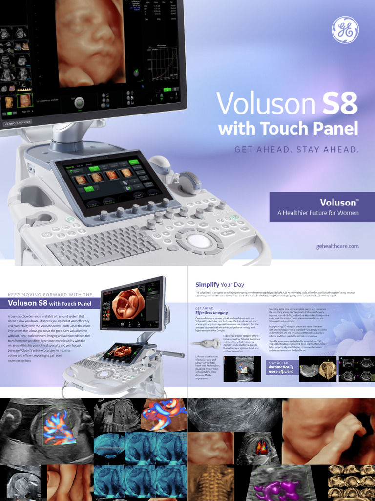 Catalogo Voluson S8T BT22 | PDF | Medical Ultrasound
