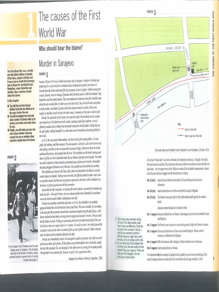 GCSE Modern World History Causes of WWI tj9lxx | PDF