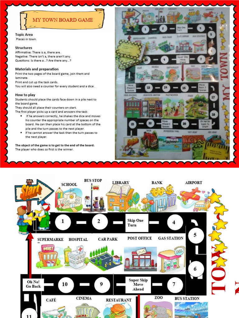 My Town Board Game | PDF