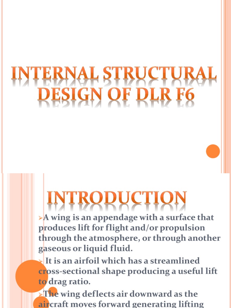 DLR Presentation | PDF | Wing | Lift (Force)