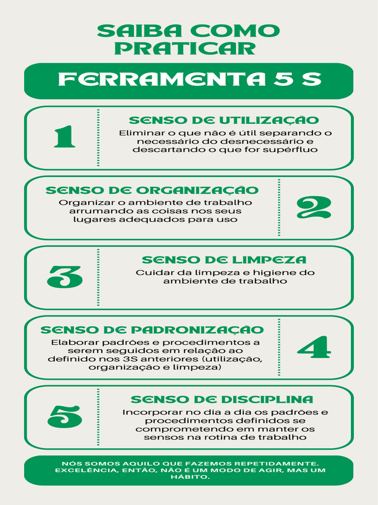 Infográfico Ferramenta 5S | PDF