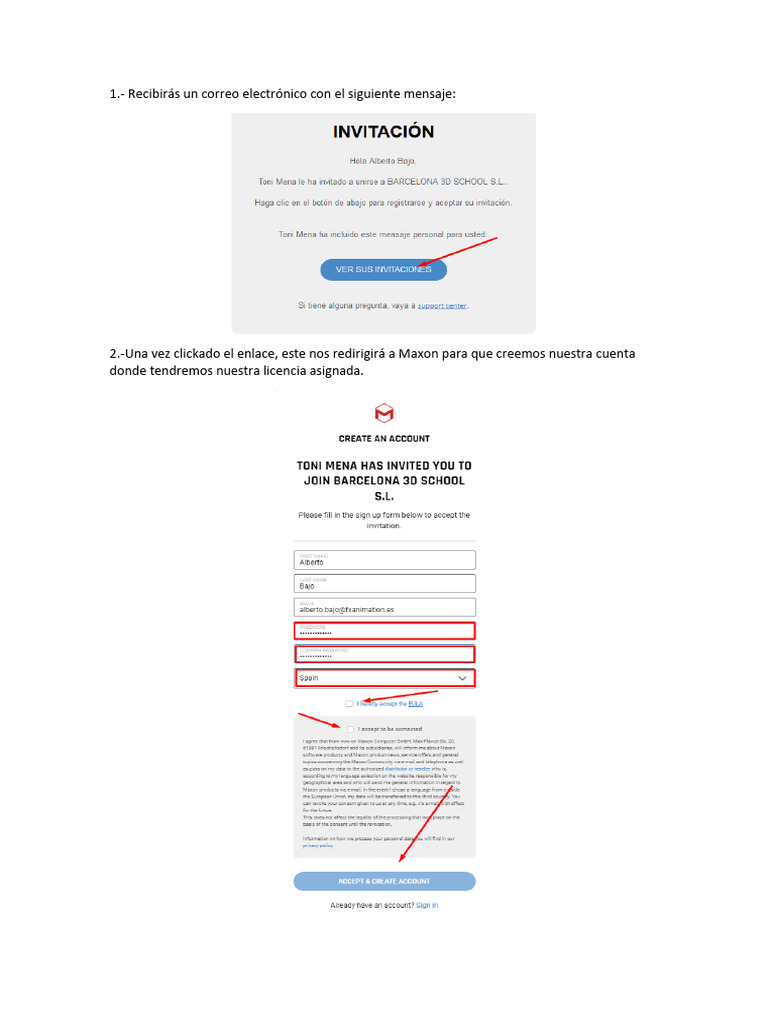 Activar Licencia Maxon One | PDF