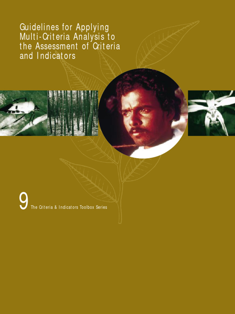 Guidelines For Applying Multi-Criteria Analysis To The Assessment of ... Guidelines For Applying Multi-Criteria Analysis To The Assessment of ...