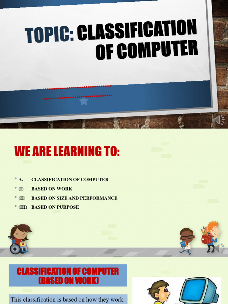 Classification of Computers | PDF | Mainframe Computer | Office Equipment
