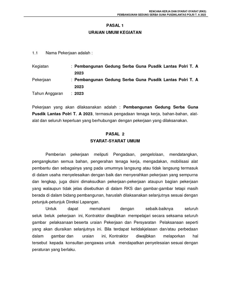 RKS Serba Guna | PDF