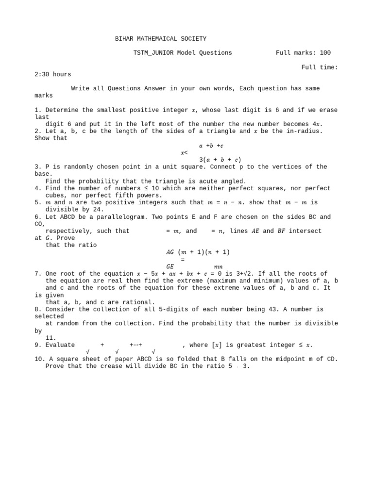 425176205-TSTM-Jr-M-q-p by Nikhil | PDF