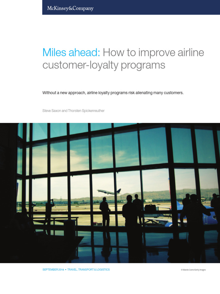 Miles Ahead How To Improve Customer Loyalty Programs Web Final | PDF | Airlines | Loyalty Program