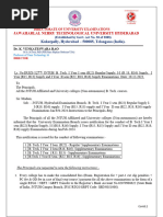 JNTUH B.tech 3-1 3-2 Semester Exams Notification January 2025 | PDF | Educational Stages ...