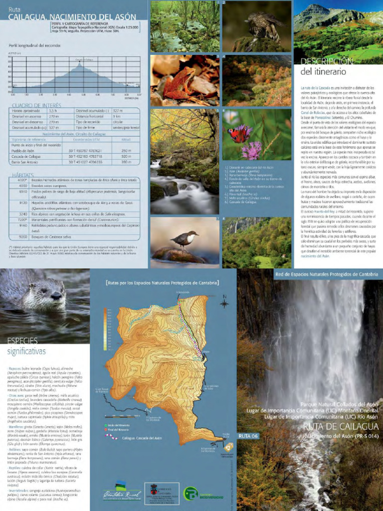 Tripticos Rutas Montana Oriental | PDF