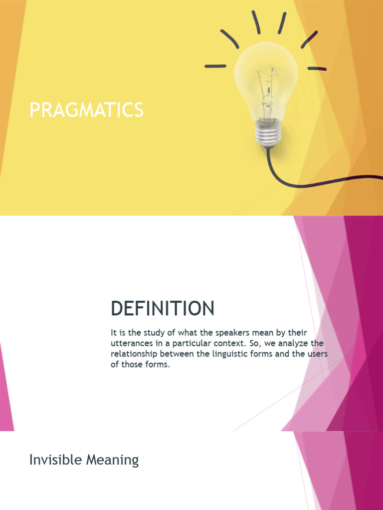 Pragmatics | PDF | Question | Communication