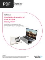 Syllabus: Cambridge International AS & A Level Sociology 9699 | PDF ...