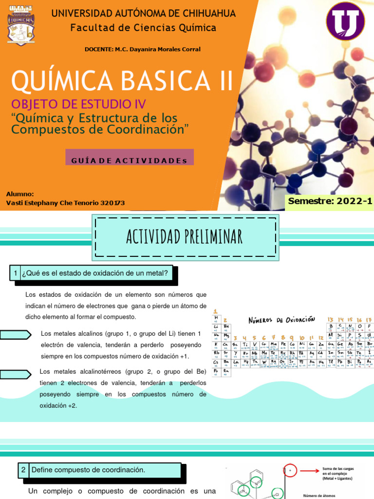 Química y Estructura de Los Compuestos de Coordinación | PDF | Ligando | Compuestos químicos