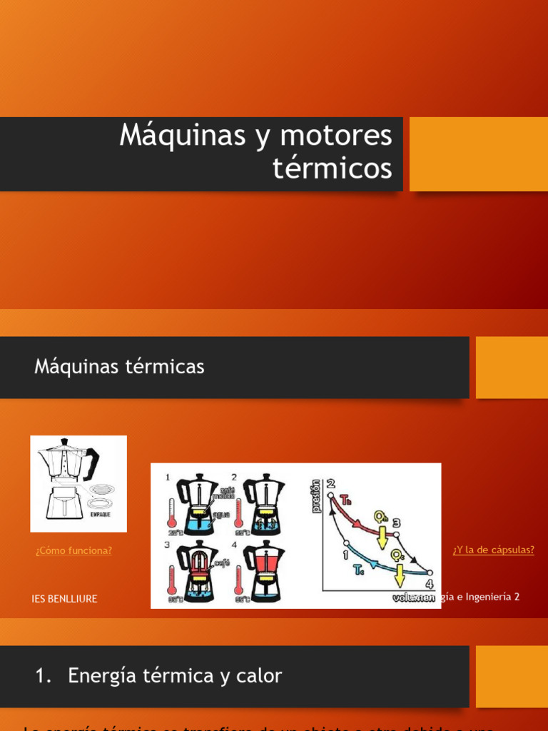 Máquinas y Motores Térmicos | PDF | Calor | Temperatura