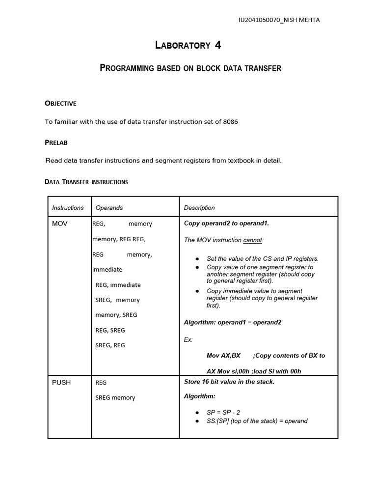 Mi Lab 4 9 | Download Free PDF | Command Line Interface | Binary Coded ...