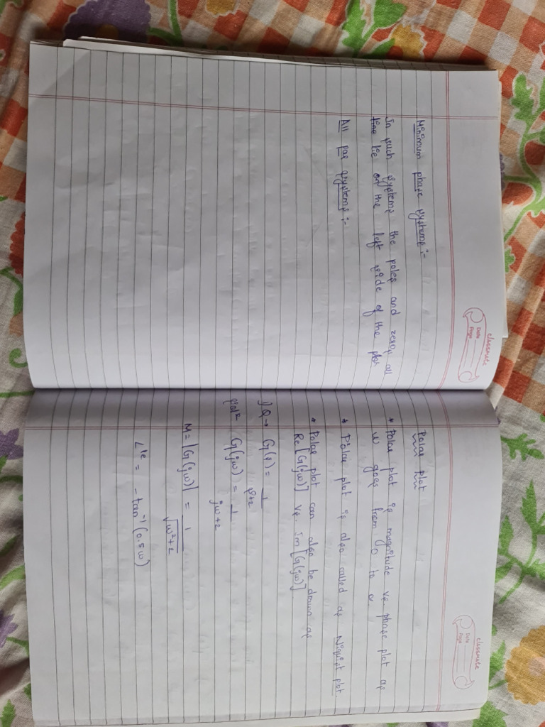 Polar and Nyquist Plot Notes | PDF