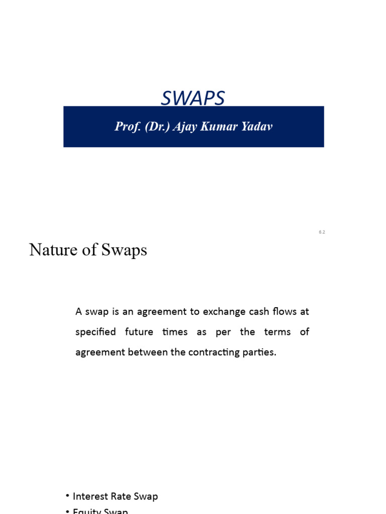 Swap | PDF | Swap (Finance) | Libor
