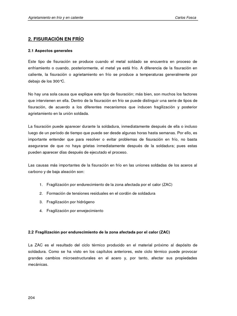 Capítulo 4.2. - Agrietamiento en Frío (Lectura) | PDF | Construcción ... Capítulo 4.2. - Agrietamiento en Frío (Lectura) | PDF | Construcción ...