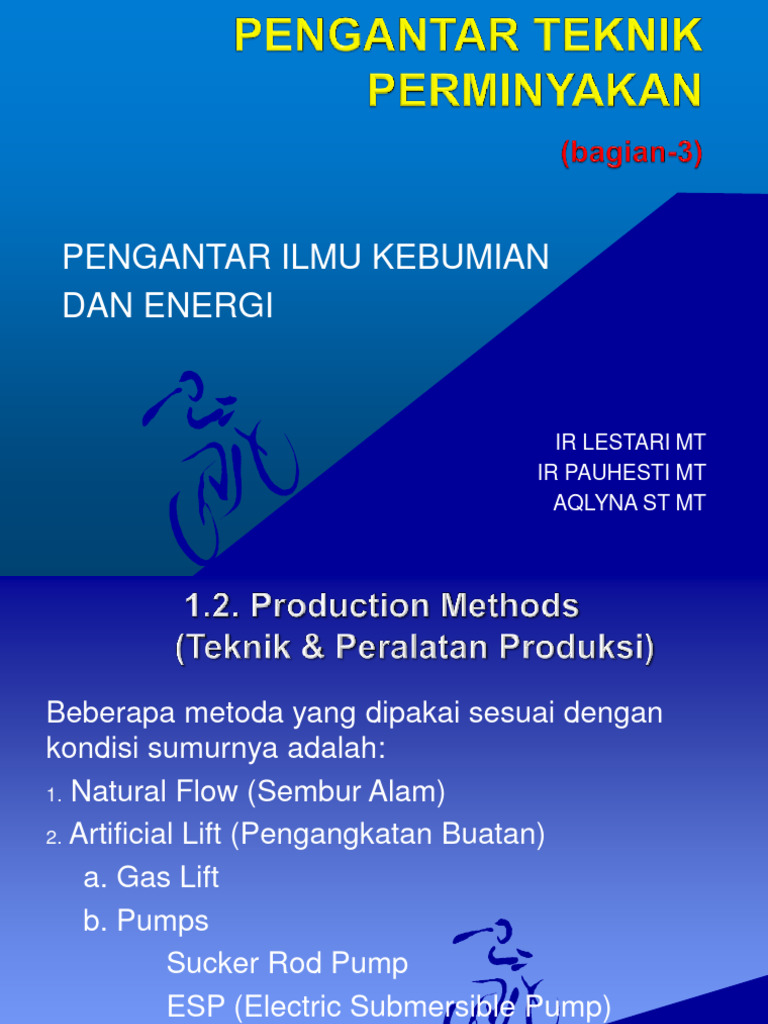 3 - Pengantar Teknik Perminyakan - PTP-PTKE - (Part-3) - Opt | PDF