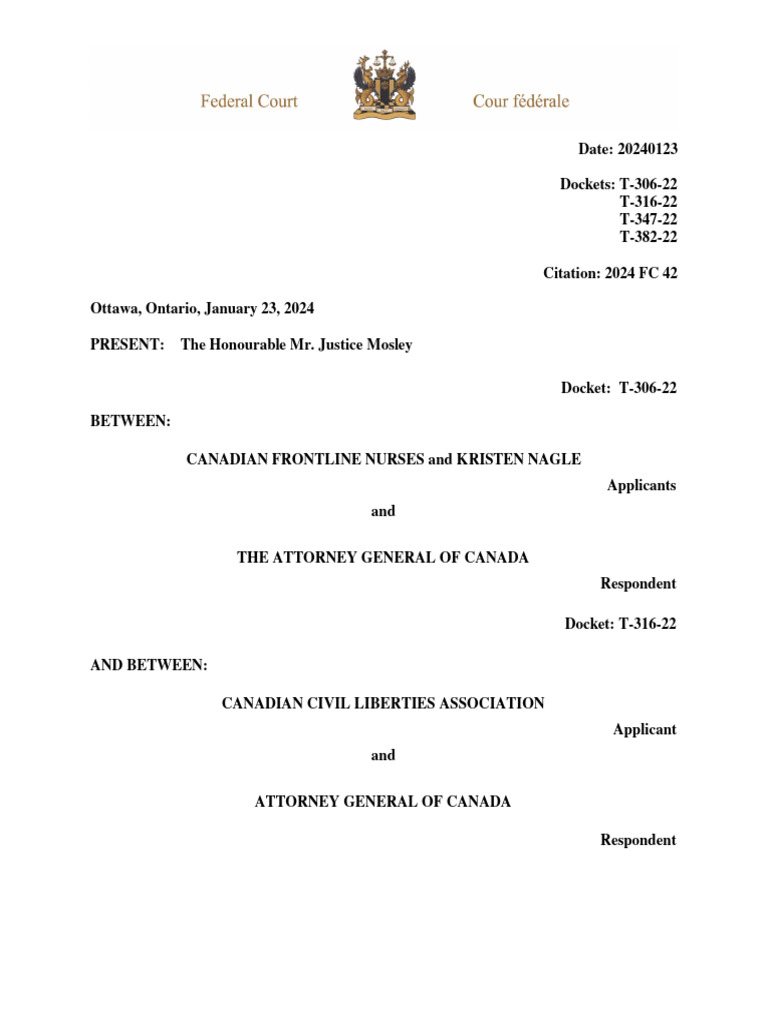 Gelfound Ruling on Public Health Protests | PDF | Government | Justice