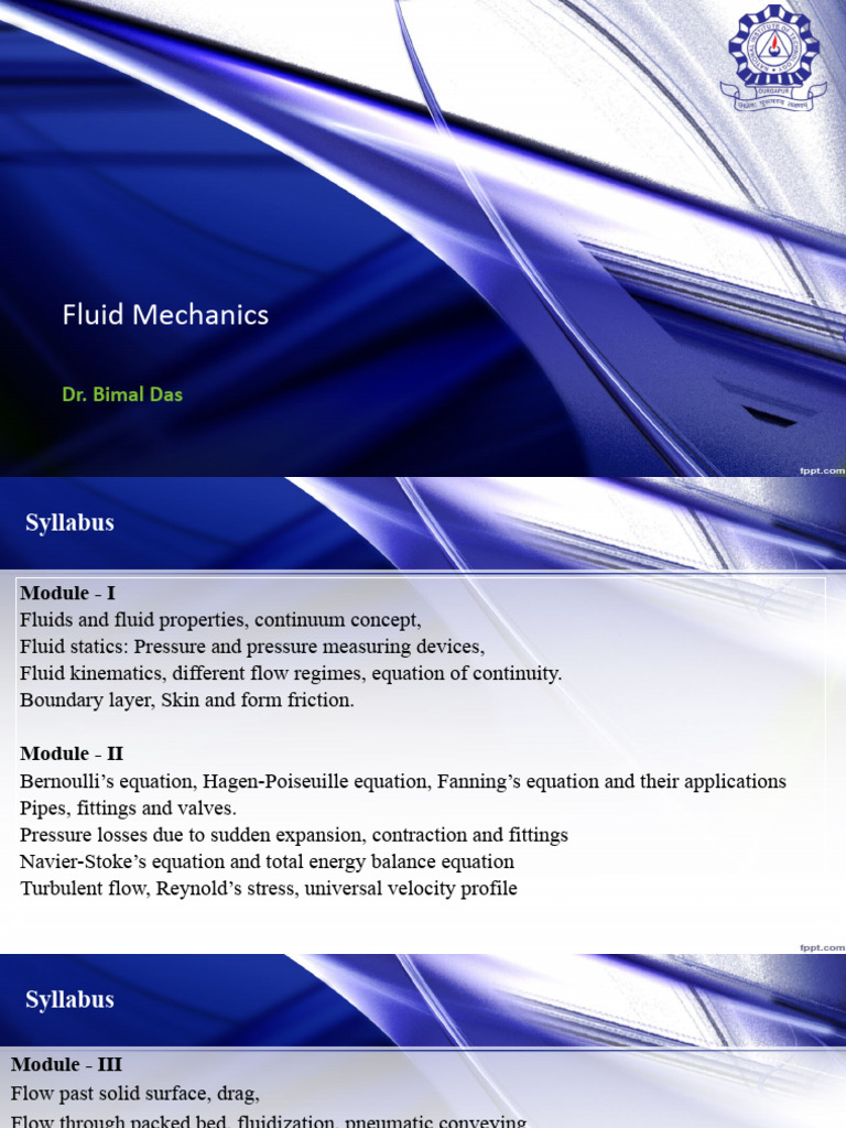 Fluid Mechanics - Physical Properties of Fluids | PDF | Viscosity ...
