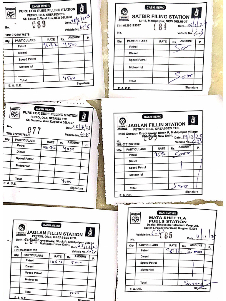 Fuel Bill | PDF