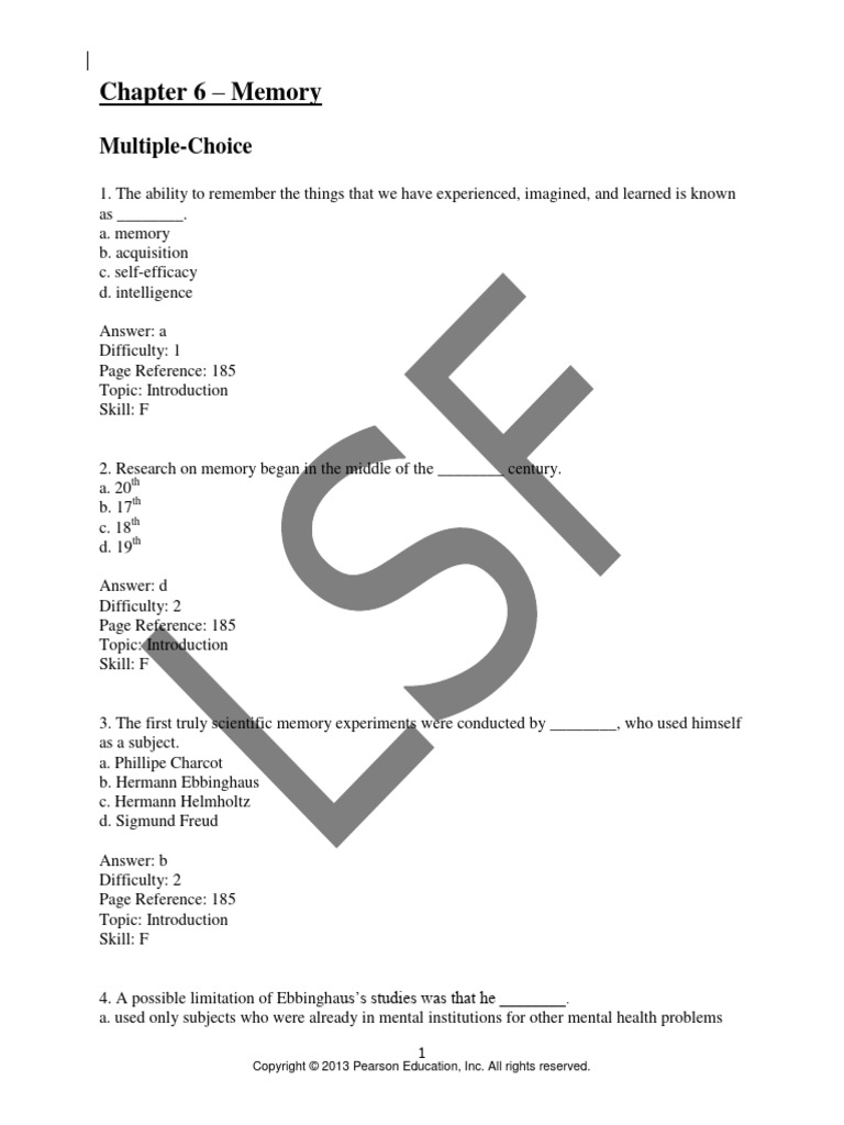 TIF Ch06 10e 41912 | PDF | Memory | Long Term Memory