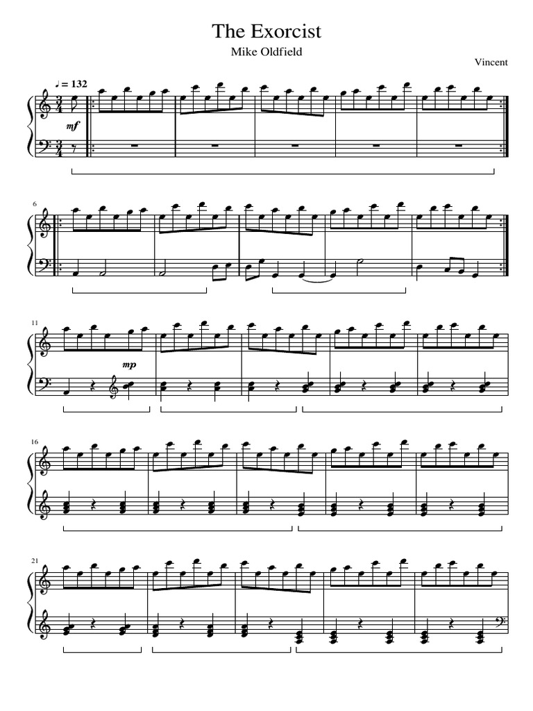 Mike Oldfield's "The Exorcist" Insights | PDF