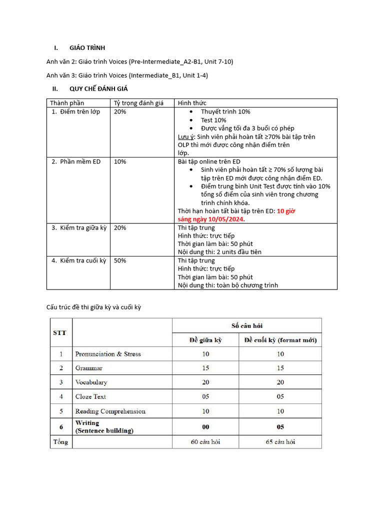 Course Information | PDF
