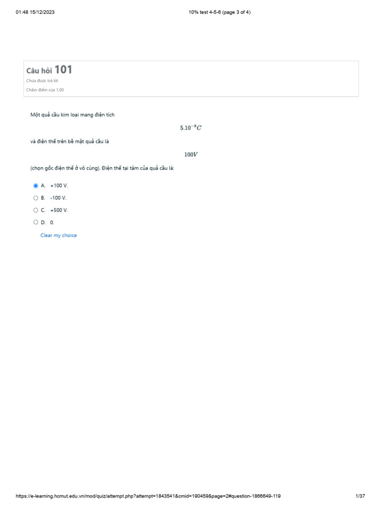 10% Test 4-5-6 (Page 3 of 4) | PDF