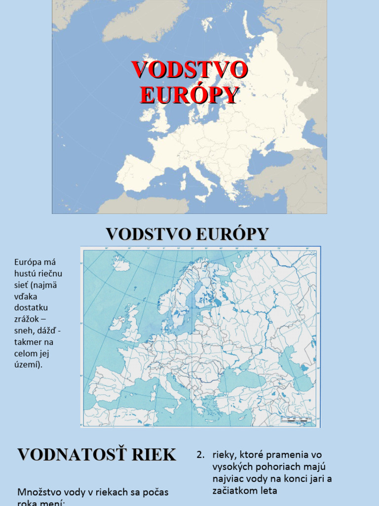 Geo 7 Europa Vodstvo 2 | PDF