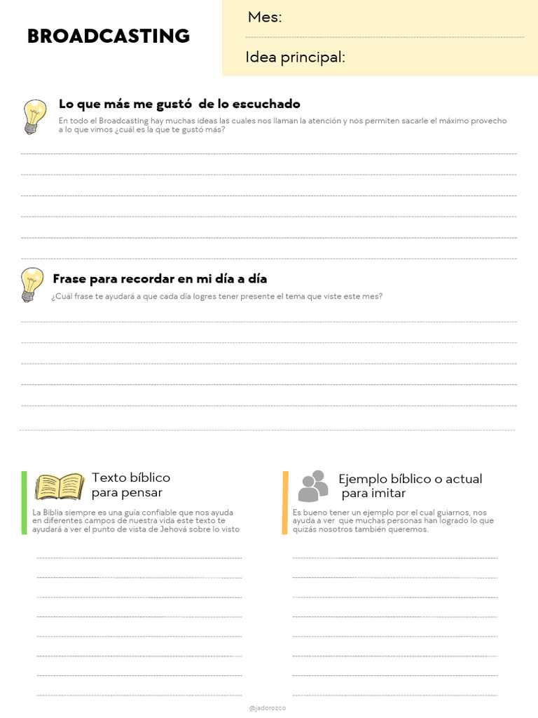 Broadcasting Formato Ideas | PDF