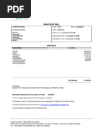 Final - HOSPITAL BILL FORMAT PDF | PDF | Surgery | Intravenous Therapy