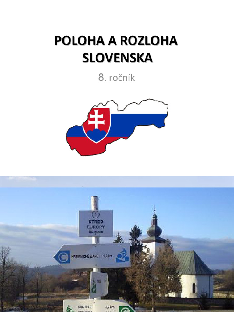 Geo 8 SR Poloha A Rozloha Bo | PDF