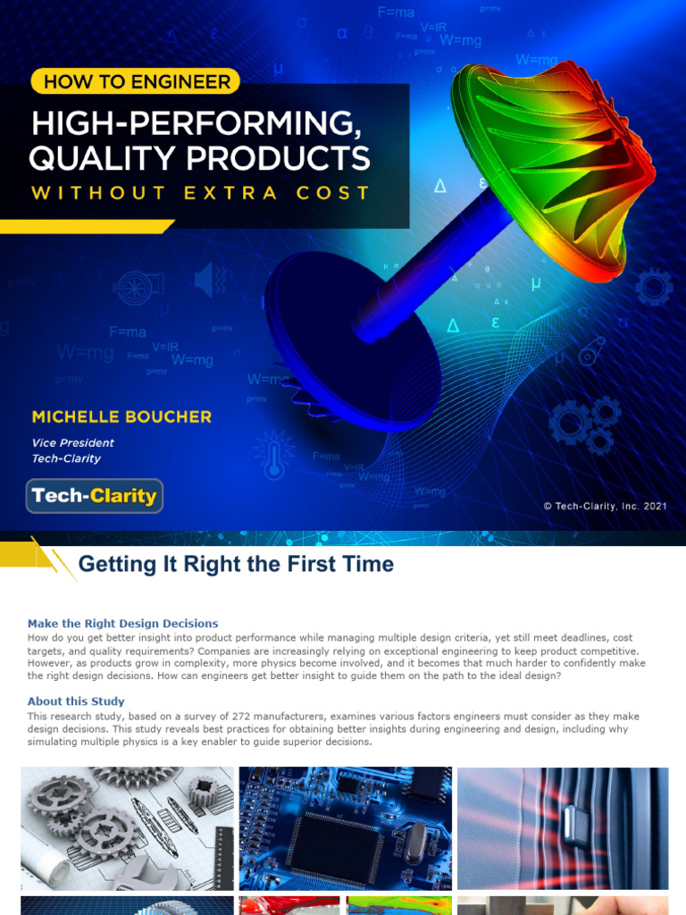 Tech Clarity Ebook MultiPhysics | PDF | Simulation | Reliability Engineering