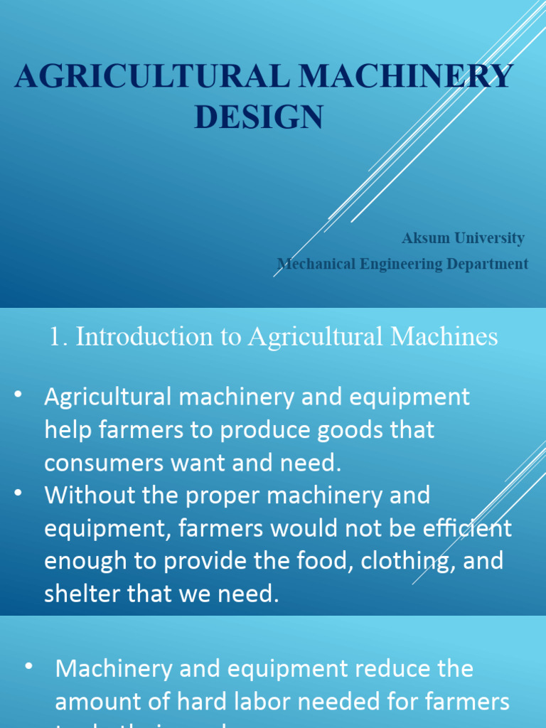 Agricultural Machinery Design | PDF | Agricultural Machinery | Plough