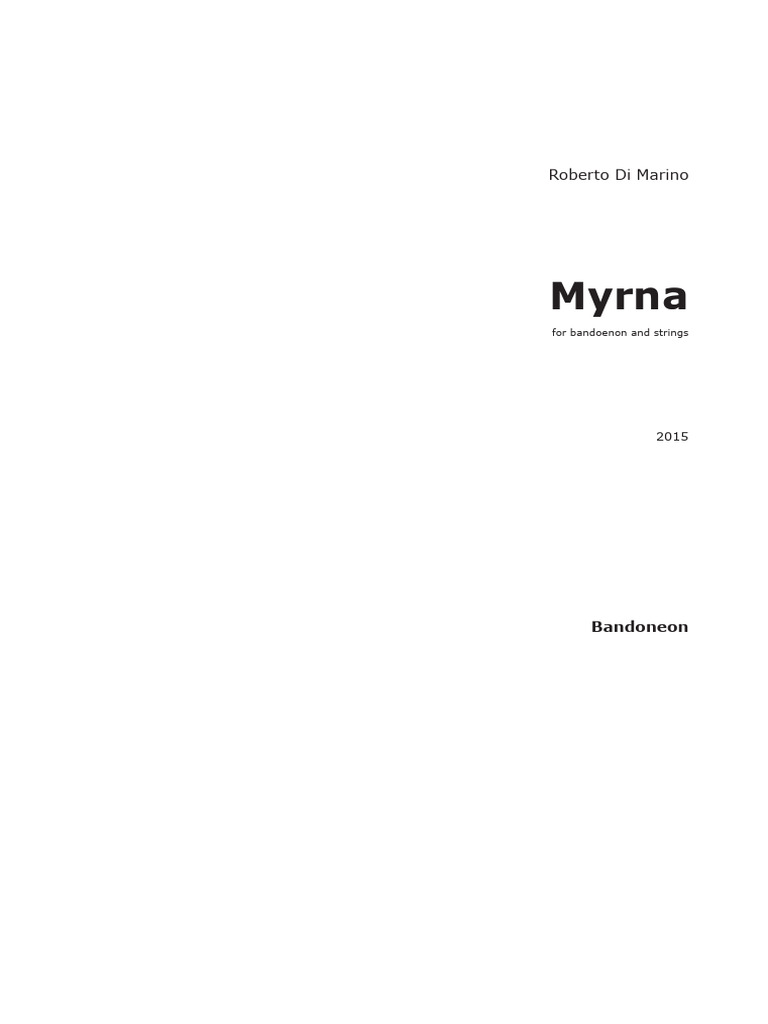 Myrna Parts | PDF