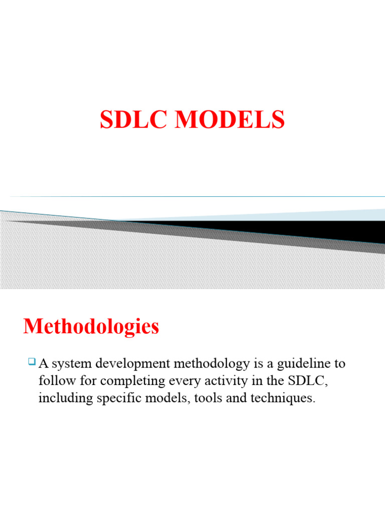 Lecture 3 - SDLC Models | Download Free PDF | Software Development Process | Information Science