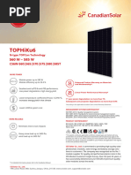 Canadian Solar 590W-620W Datasheet | PDF | Solar Panel | Photovoltaics