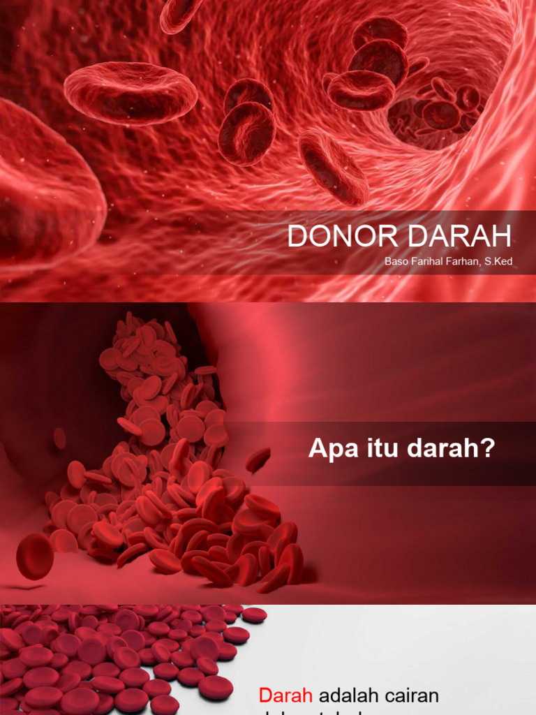 Donor Darah | PDF