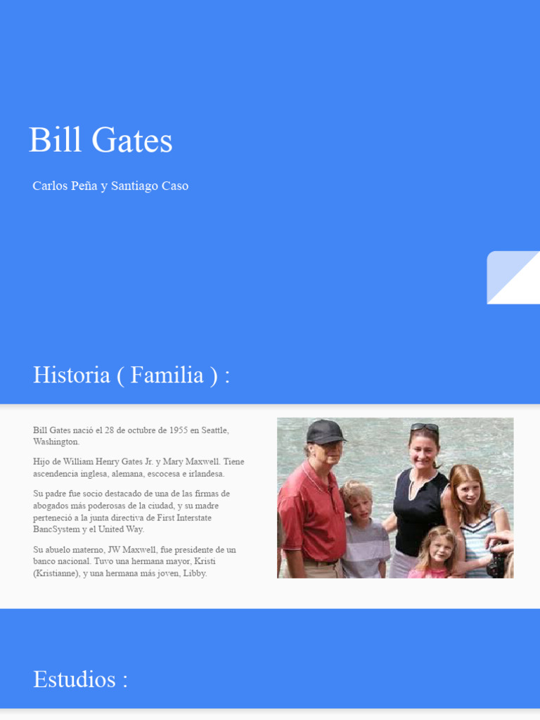 Bill Gates | PDF | Microsoft Windows | Ingeniería Informática