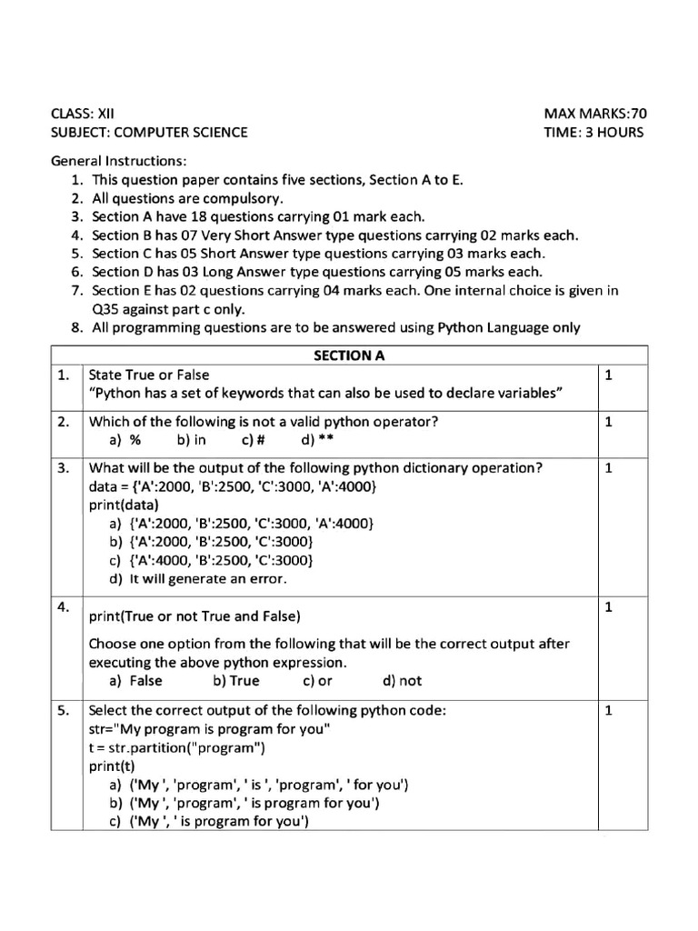 SQP 2 | Download Free PDF | Python (Programming Language) | Function (Mathematics)