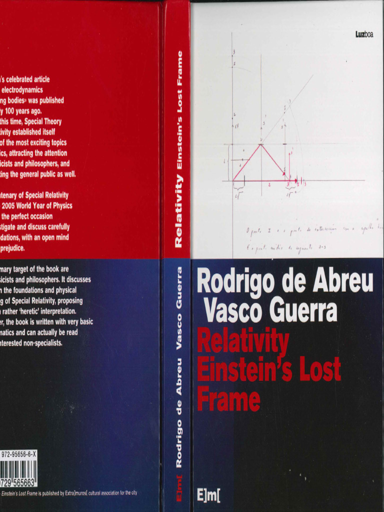Relativity - Einstein's Lost Frame - Book by Abreu and Guerra (Received From The Seond Author ...