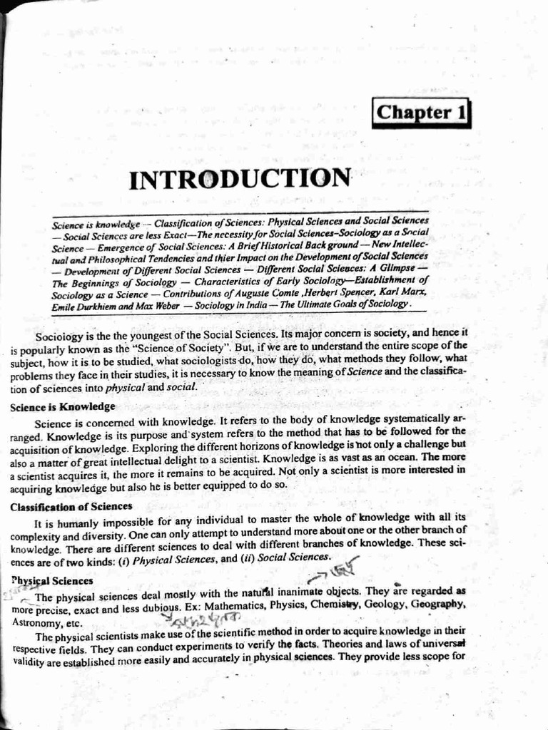 Sociology Book - Shankar Rao | PDF