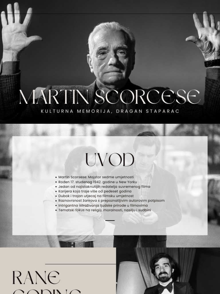 Martin Scorcese - Prezentacija, Dragan Staparac | PDF
