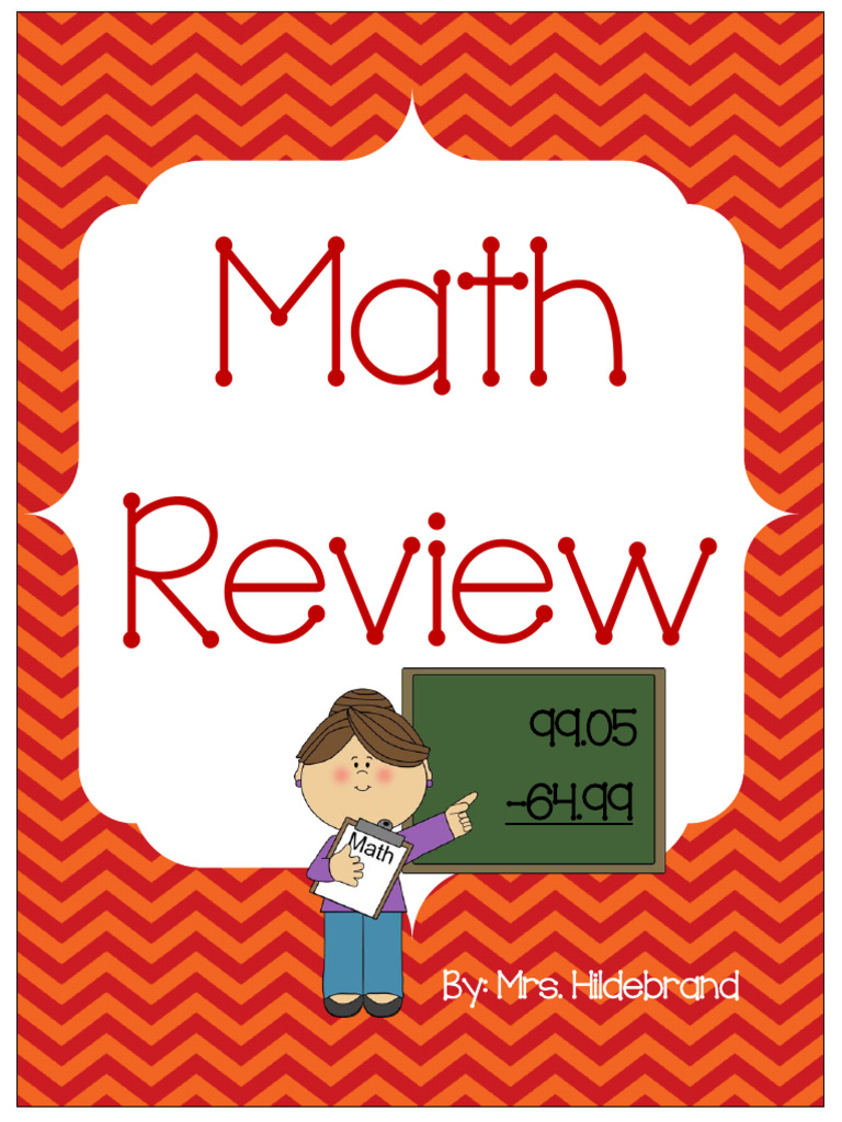 Math Review: By: Mrs. Hildebrand | PDF | Mathematics | Arithmetic