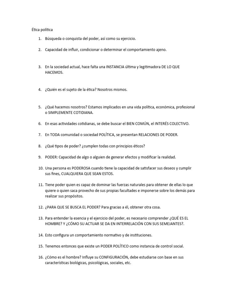 Ética y Poder en la Política | PDF | Moralidad | Comportamiento